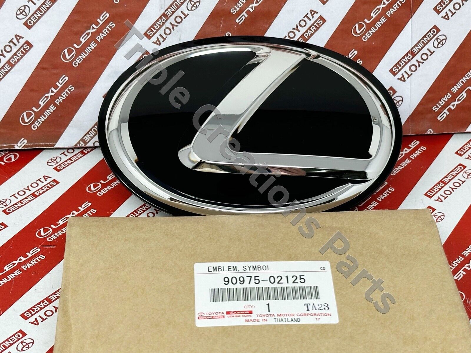 Genuine 9097502125 Lexus Front Grille Emblem 90975-02125 OEM | eBay