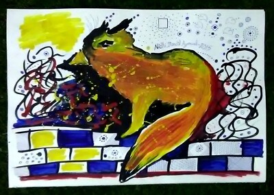 Contemporary Handmade Painting Md & Sd By World Fame Artt. Nidhi Bandil ...