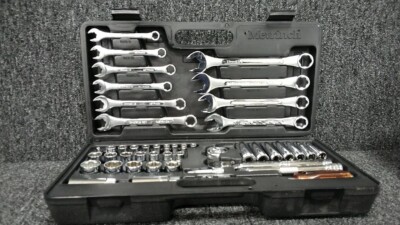 Tool kit model number ET2362 METRINCH w/case Spanner & Socket Wrench ...