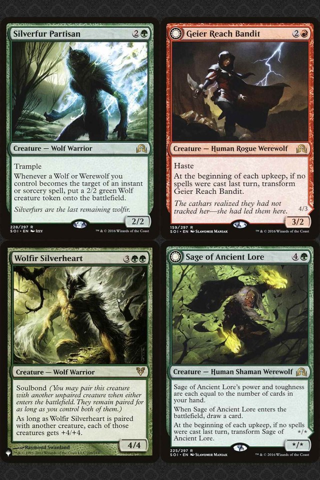 WEREWOLF Innistrad Commander Deck MTG Magic EDH Tovolar Dire Overlord ...