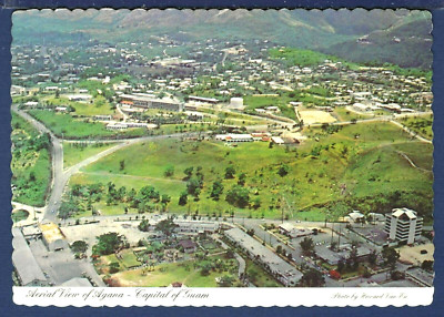 Aerial View of Capital of Guam and Agana Heights, Guam U.S.A. | eBay