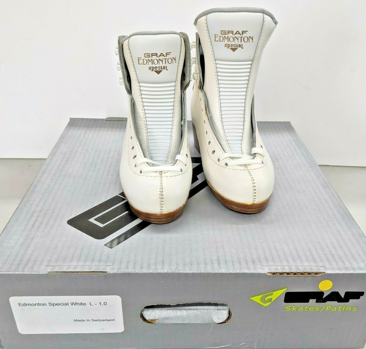 GRAF Edmonton Special Girls Figure Skate Boot White 1.0 L NEW | eBay