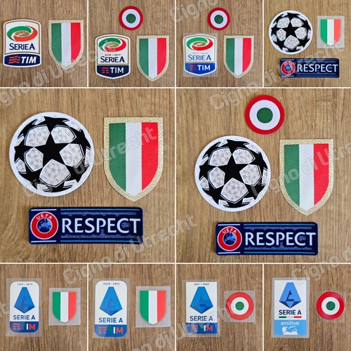 Juventus Champions League Serie A Scudetto Coppa Italia Patch Badge ...