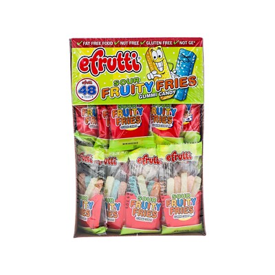 E.frutti Sour Fruiti Fries Gummi Candy 48 Count - 0.55 oz Each | eBay