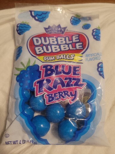 Double Bubble Blue Rasberry Gumballs 4oz NEW FRESH EXP. 2/25 | eBay