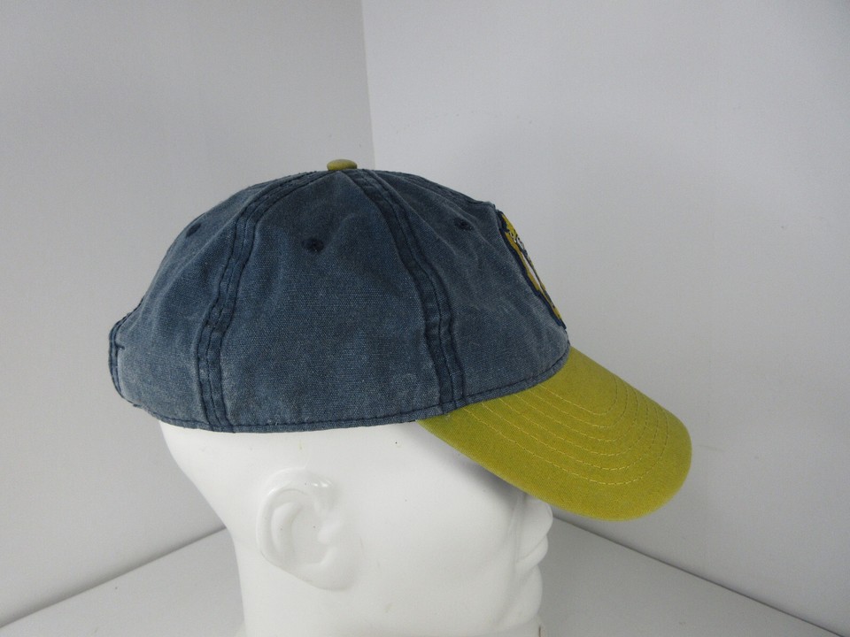 Fallout 76 Vault Boy Baseball Hat Dad Cap Blue Yellow Bioworld ...