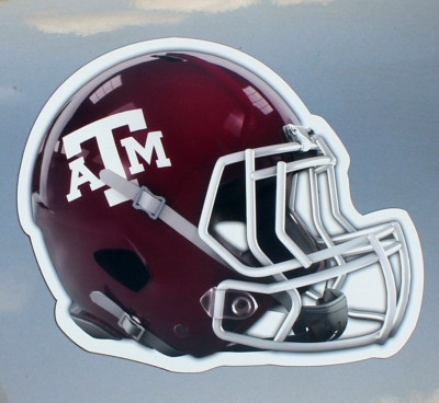 Texas A&M University ATM Aggies Team Magnet Football Helmet NCAA ...