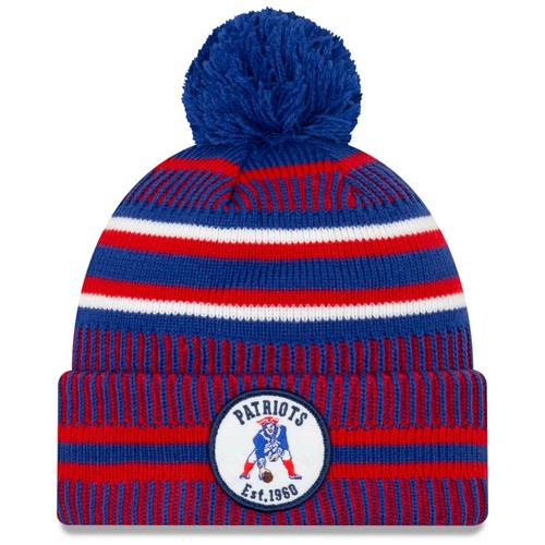 New Era New England Patriots Sport Throwback Logo Cuff Knit Beanie Hat ...