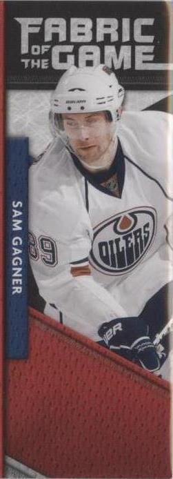 2011-12 Panini Certified - Fabric of the Game Materials Sam Gagner #59 ...