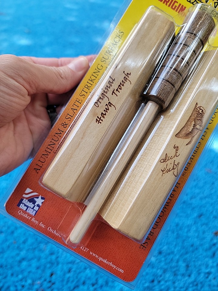 QUAKER BOY Original HAWG TROUGH Heirloom/Legacy Dick Kirby Turkey Call ...