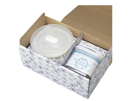 [Wrapped in wrapping paper] Microwave cooking supplies Pack M Diameter ...