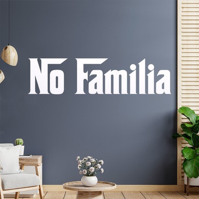 No Familia Mafia la Famille Stickers Muraux | eBay