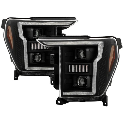 Spyder Auto 5088710 Projector Headlights - Sequential LED Turn Signal ...
