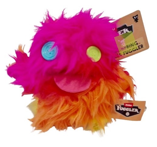 FUGGLER Oogah Boogah Rainbow Tie Dye KEYCHAIN KEYRING 5" Plush Monster ...