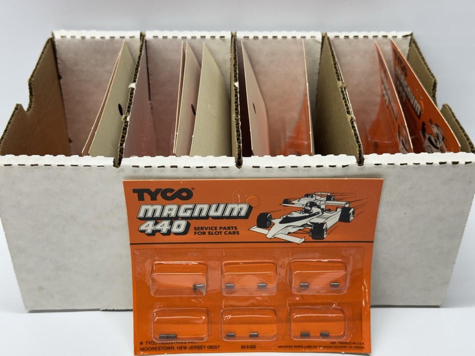 1x CASE TYCO STORE PARTS CENTER Box Motor Brushes 440 440X2 12 Full ...