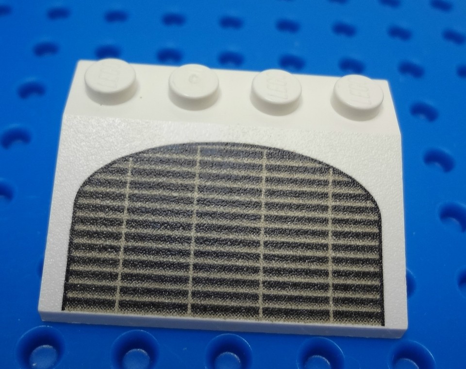 NEW Lego Slope 33 3x4 with Decorated Grille Pattern 7264 7166 9320 Star ...