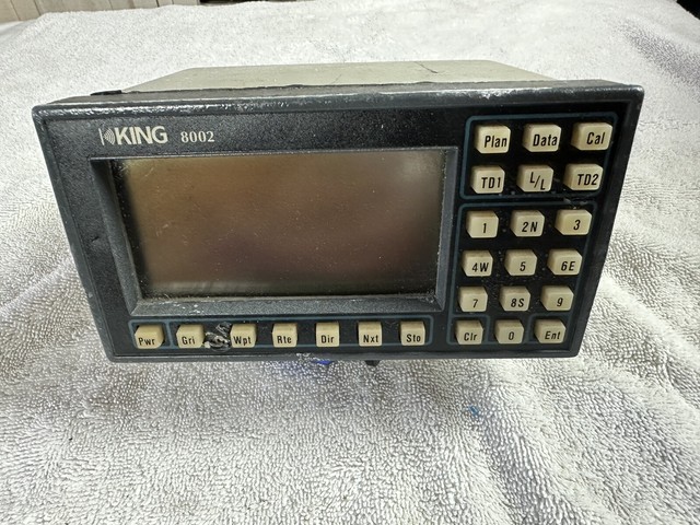 King 8002 Marine Depth Finder Plotter . Loran Untested Part Only for ...
