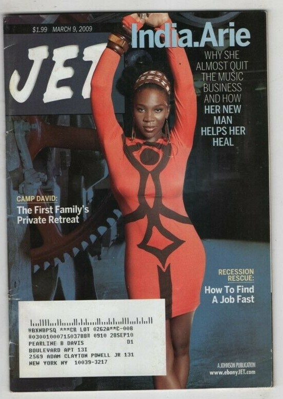 Jet Mag India Arie Camp David March 9, 2009 062920nonr | eBay