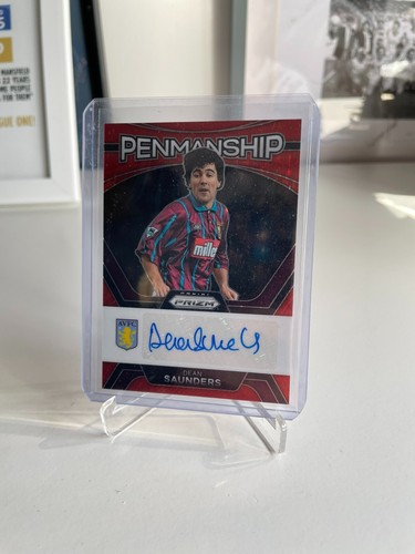 23-24 Panini Prizm Penmanship Red Dean Saunders Auto RARE | eBay