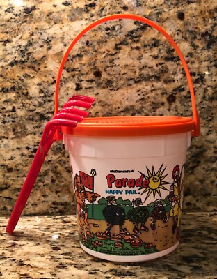 Parade Happy Pail 1986 Happy Meal Pail & Lid | eBay