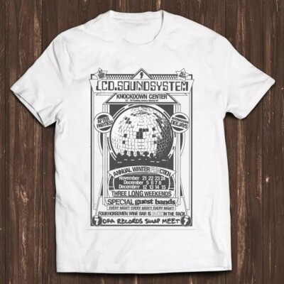 LCD Soundsystem 2024 Winter Annual Function T Shirt Full Size S-5XL | eBay