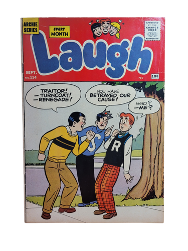 Archie Series Laugh #114 1960 Silver Age Fun Humor Classic Comic VG RAW ...