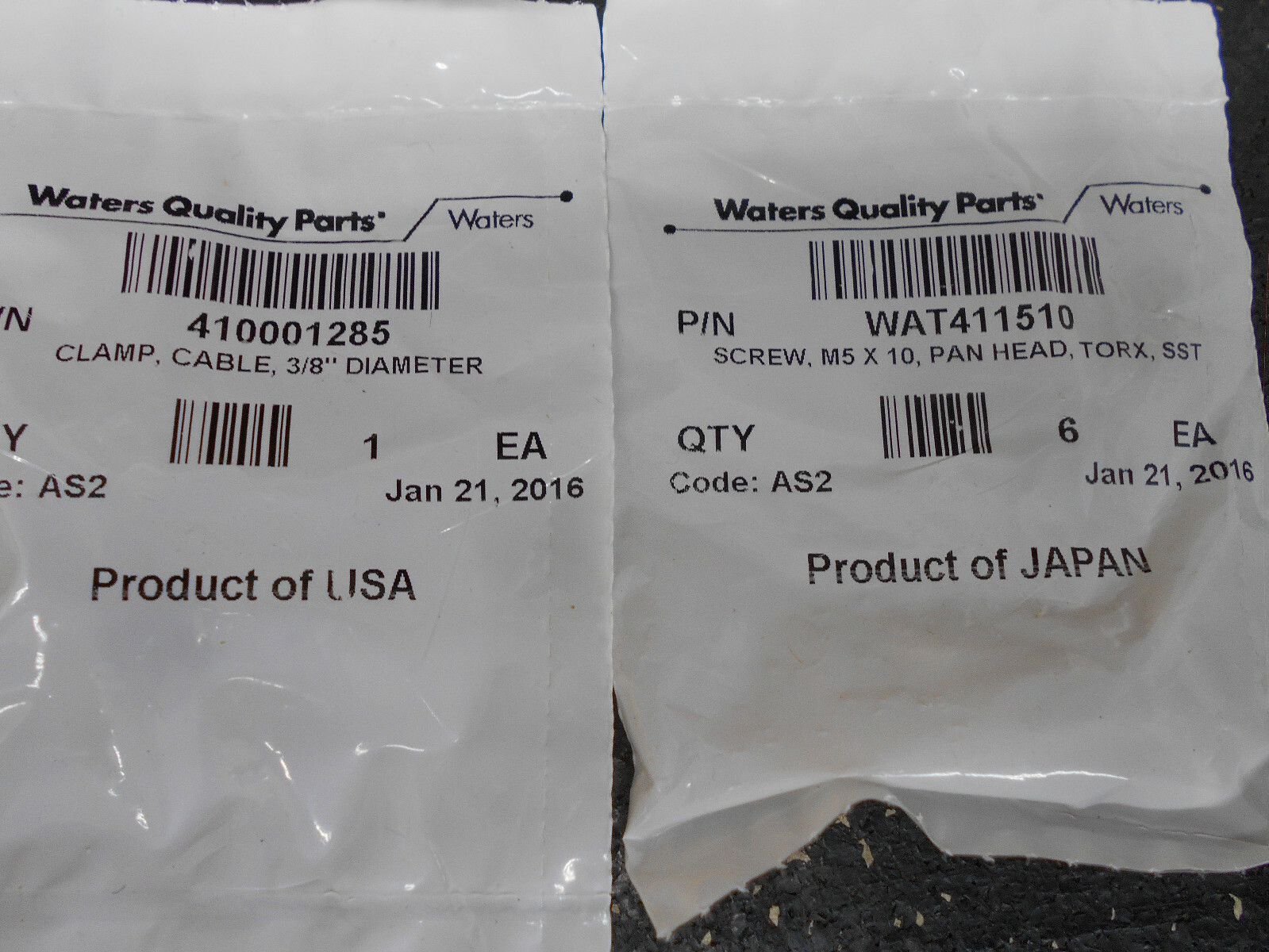 WATERS QUALITY PARTS 205000726 CH-A EXTENSION ARM KIT FOR ACQUITY H ...