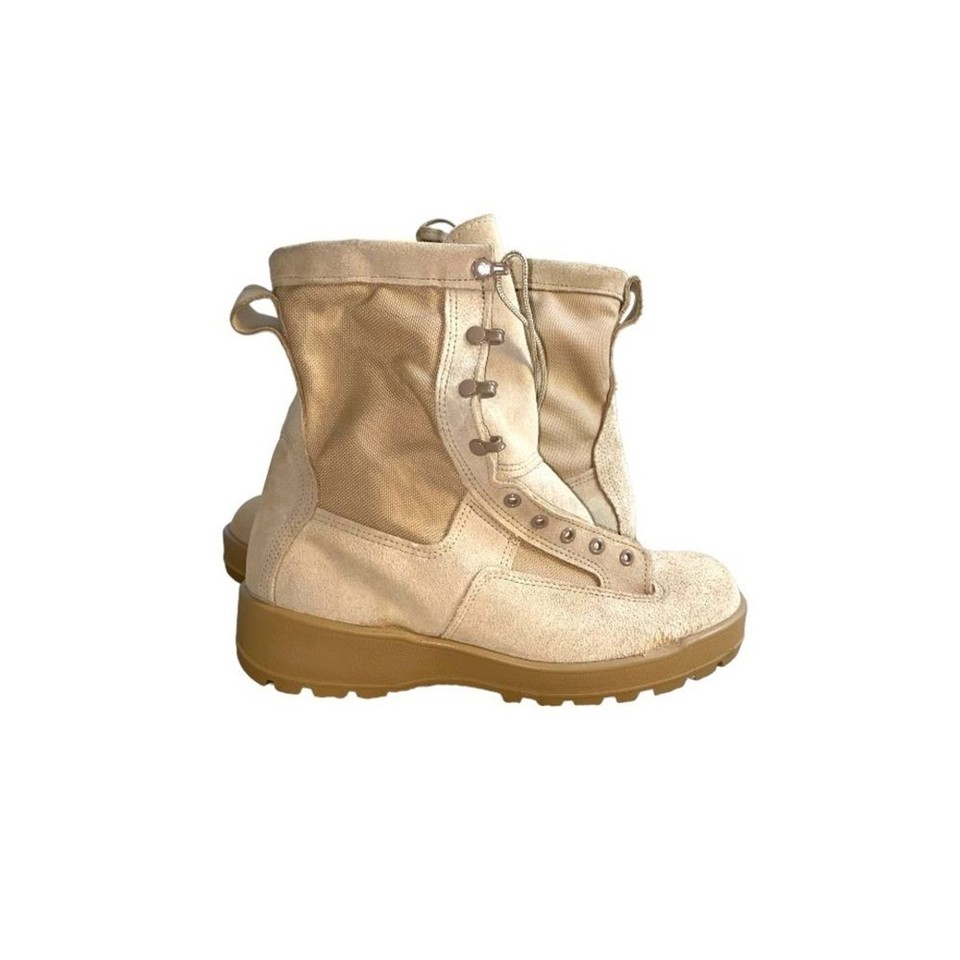 Wellco Army Temperate Weather Tan Waterproof Suede/Nylon Combat ...