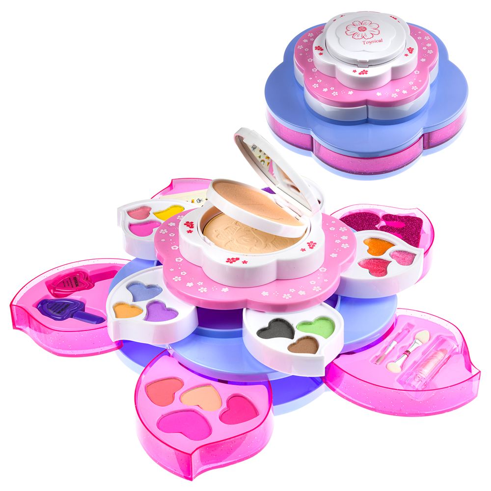 Toysical Kids Flower Makeup Kit Non-Toxic Cosmetic Set for Girls | eBay