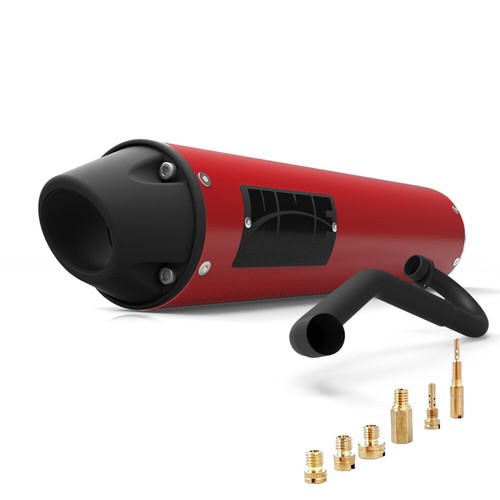 HMF Yamaha Raptor 250 Full Exhaust Red-Candy w/Bkout Euro + Jets (08-14 ...