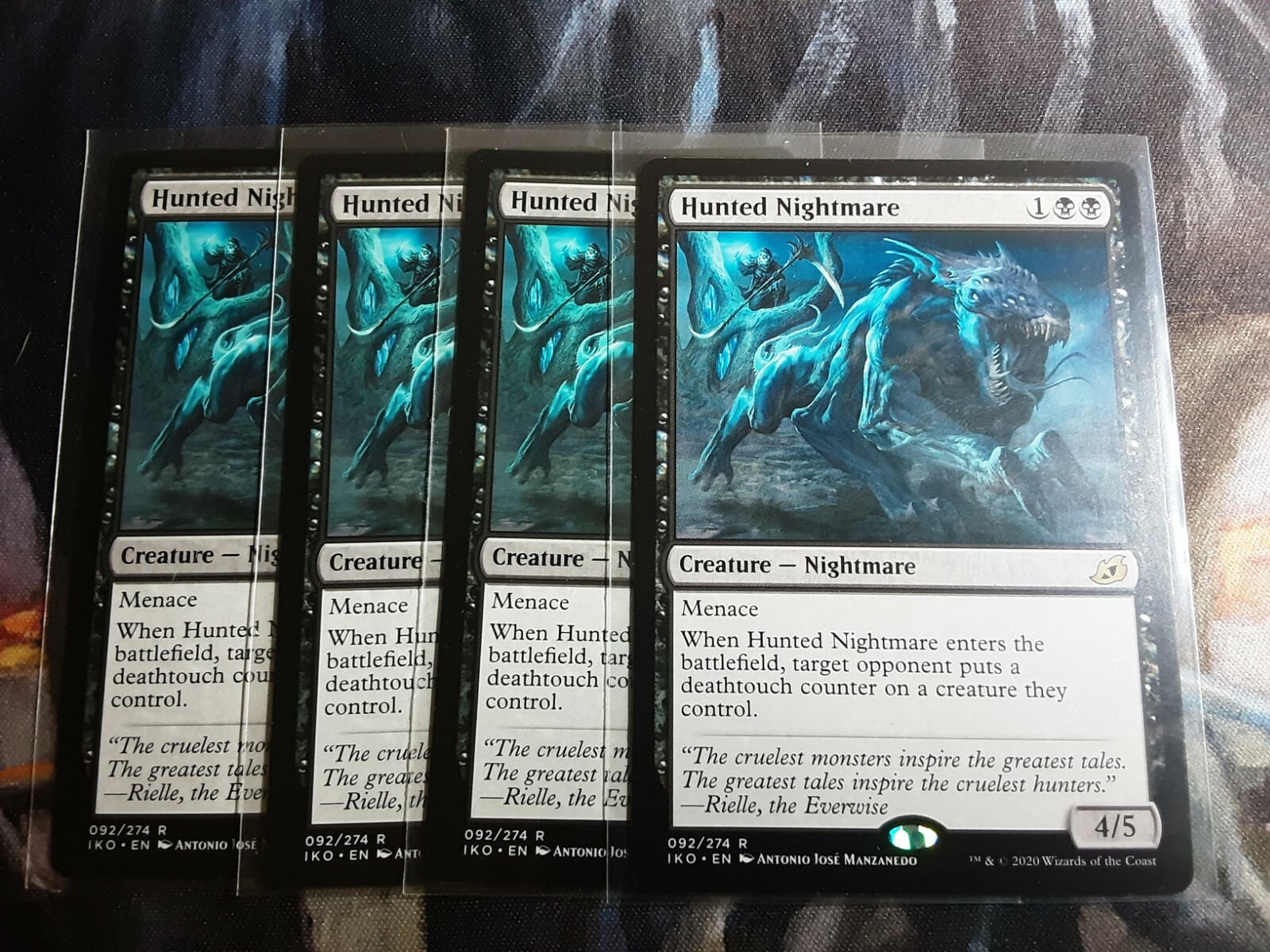 4x Hunted Nightmare MtG Rare Ikoria NM | eBay