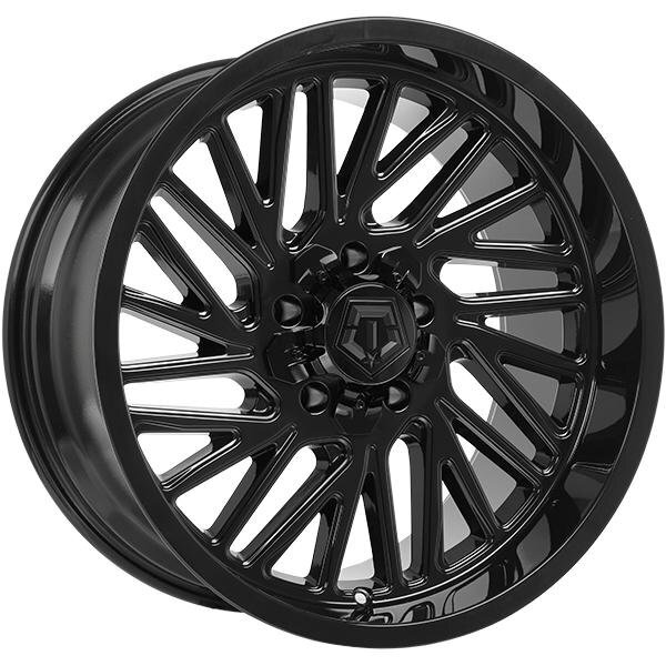 Set of 4 20in Black Alloy Wheel Rims for Chevrolet C1500, TW68B4P 5x127 ...