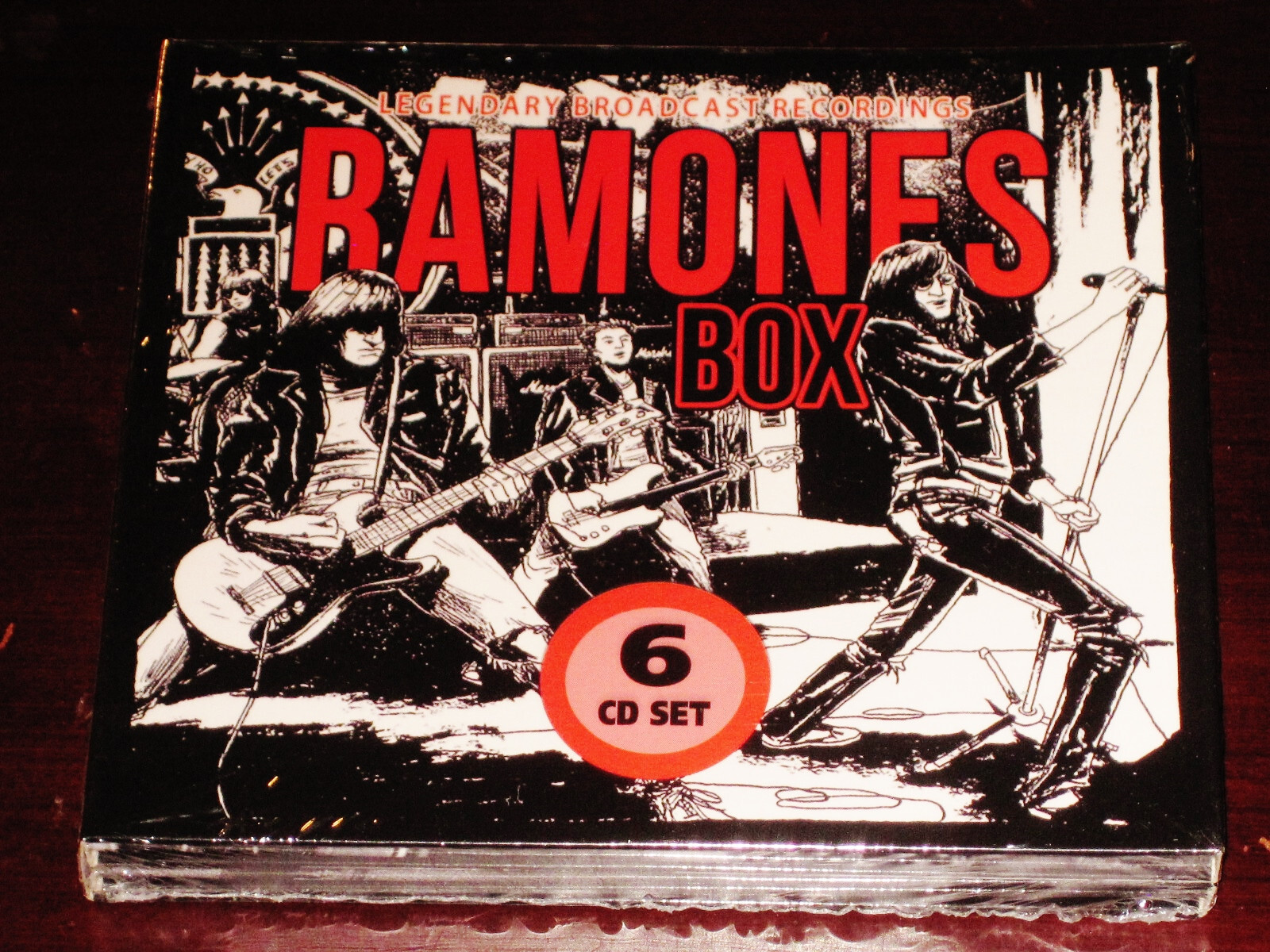 Ramones: Box - Live 6 CD Set 2022 Laser Media UK 98009 Digisleeve NEW ...