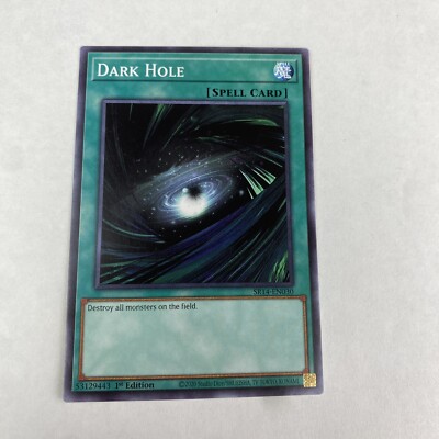 yugioh Dark Hole SR14-EN030 Fire Kings Structure Deck 1st Edition Common | eBay