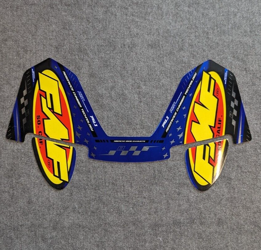 FMF TITANIUM F4.1 EXHAUST STICKER KIT - BLUE CHROME | eBay