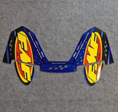 FMF TITANIUM F4.1 EXHAUST STICKER KIT - BLUE CHROME | eBay