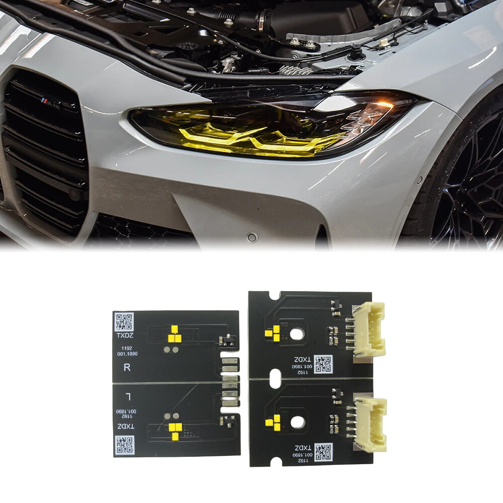 New Yellow CSL DRL Module for BMW 4 Series G80 G82 G22 M3 M4 2021-2023 ...
