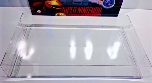 1 Console Box Protector For SNES DONKEY KONG SET Super Nintendo Display ...