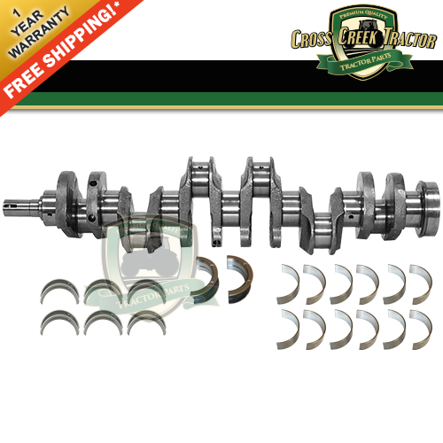 CRANKSHAFT51 Crankshaft & RE27352/RE27348 Bearing Kit For John Deere ...