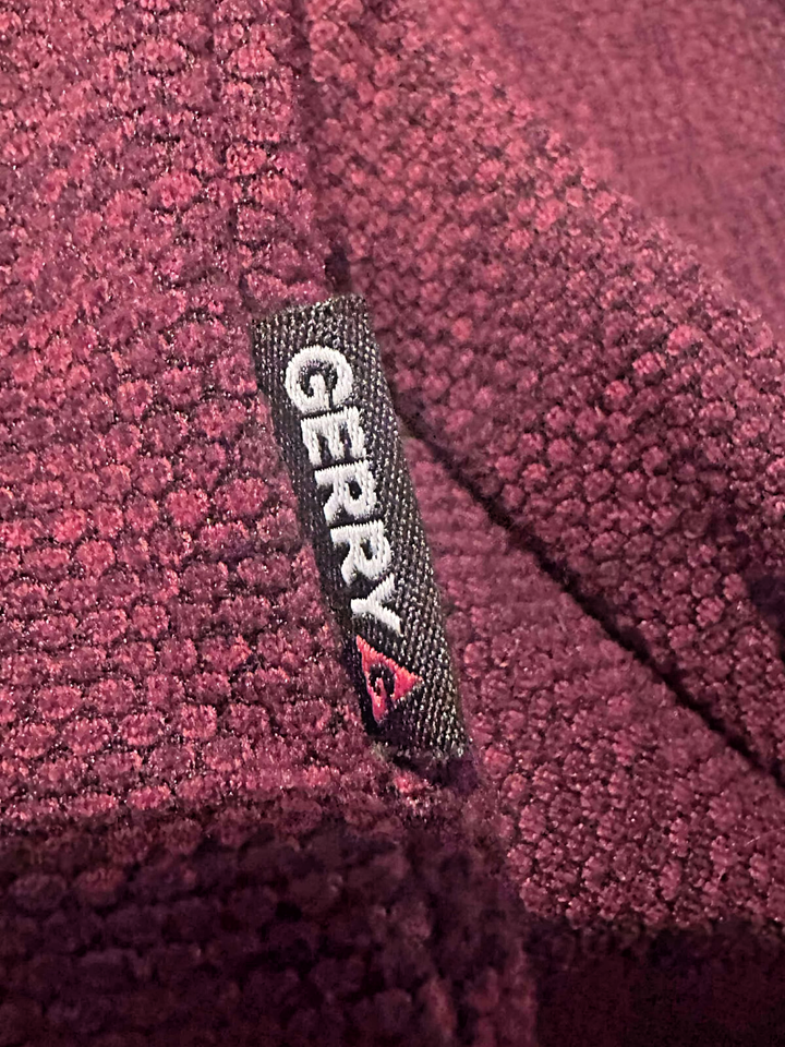 Gerry Men’s Fleece Pullover Sweatshirt Red Ombre Gradient Long Sleeve ...