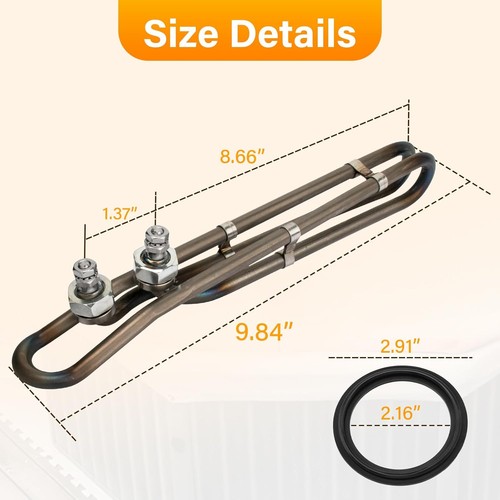 5.5KW 240V Titanium Hot Tub Heating Element for Balboa Spa Heater ...