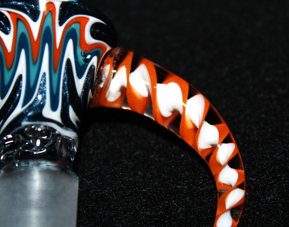 14mm NITRO VORTEX Glass SLIDE Bowl w/built-in screen Tobacco Slide Bowl ...
