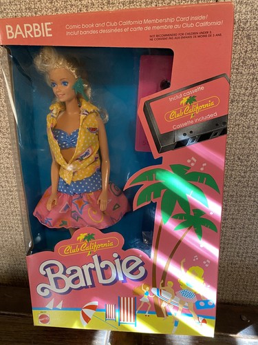 Barbie 4439 Club California Barbie w Cassette, Bilingual Box sealed ...