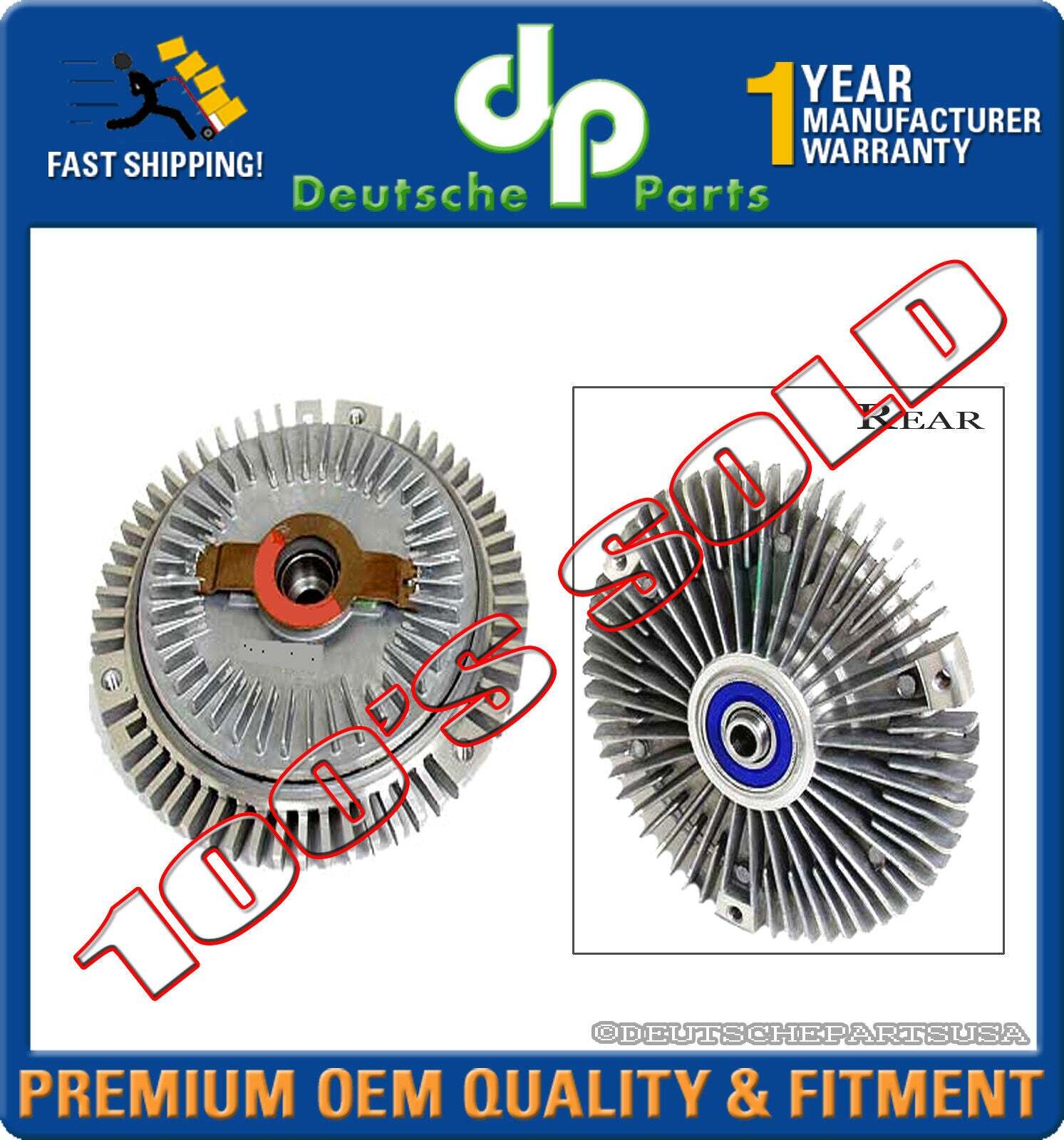 MERCEDES W124 W126 260E 300E 300TE E320 300 FAN CLUTCH 1032000422 | eBay