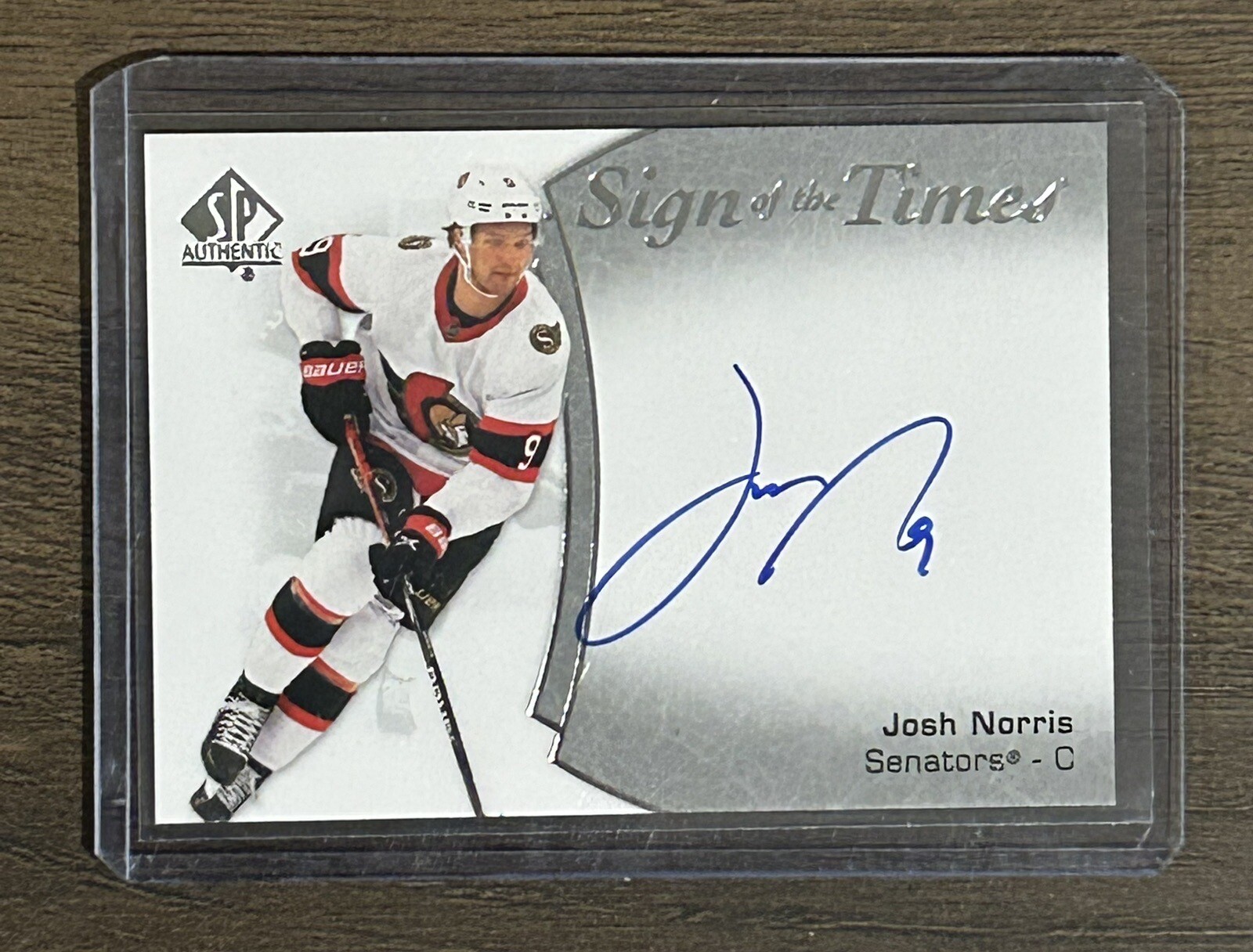 2021-22 SP AUTHENTIC JOSH NORRIS SIGN OF THE TIMES AUTOGRAPH | eBay