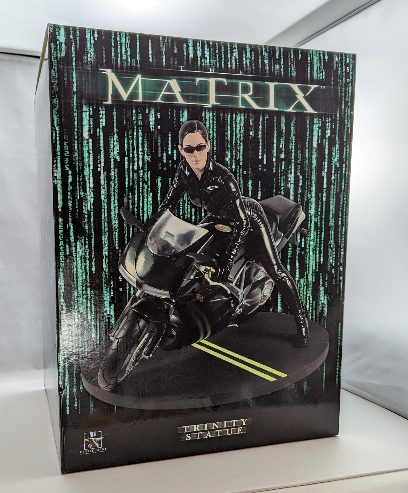 MATRIX RELOADED Trinity on Ducati Motorcycle statue GENTLE GIANT rare ...