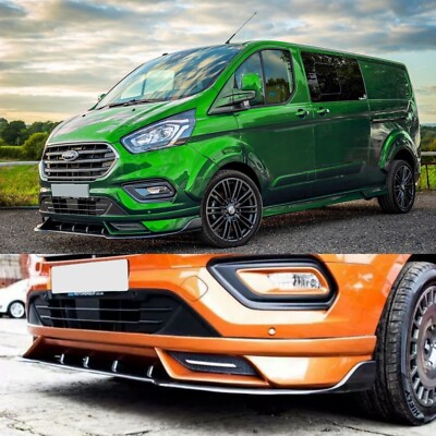 Ford Transit Custom V2 Front Bumper Splitter Transit Splitter Custom ...