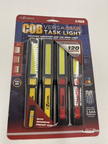 I-Zoom COB Versa Beam Task Light Work Light 4pack Ultra Bright 120 ...