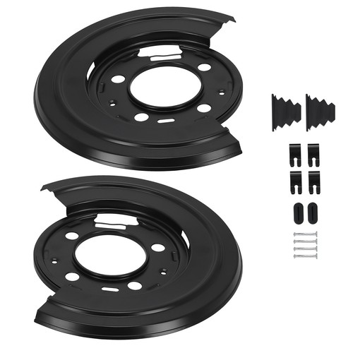 Pair Rear Brake Dust Shield Backing Plates For Ford Excursion F-250 F ...