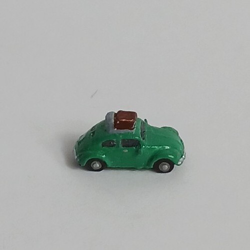 Volkswagon VW Micro Beetle Sedan Bug Diecast Figurine Vintage Green ...